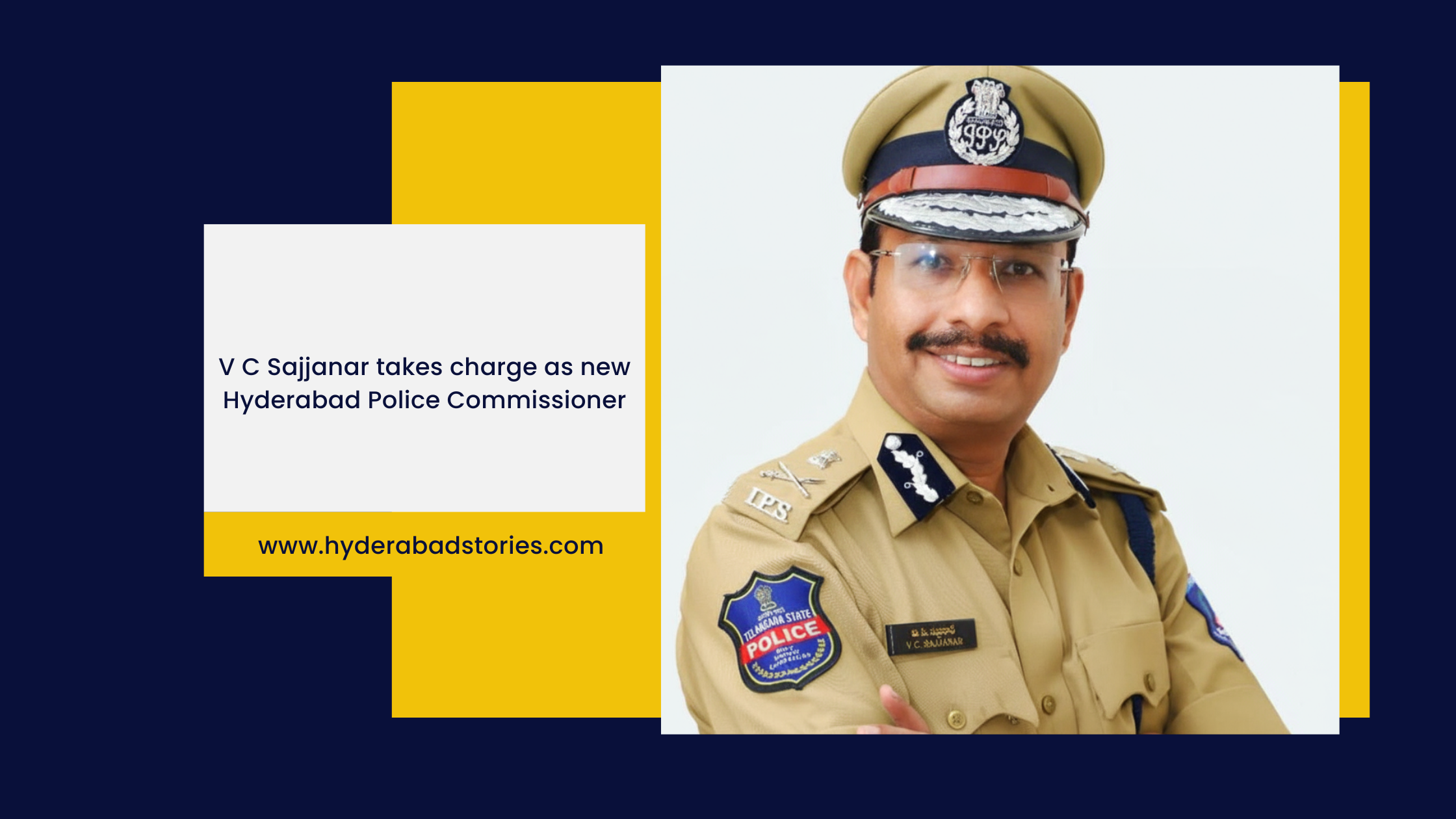 V.C. Sajjanar Appointed as New Hyderabad Police Commissioner: A Veteran ...