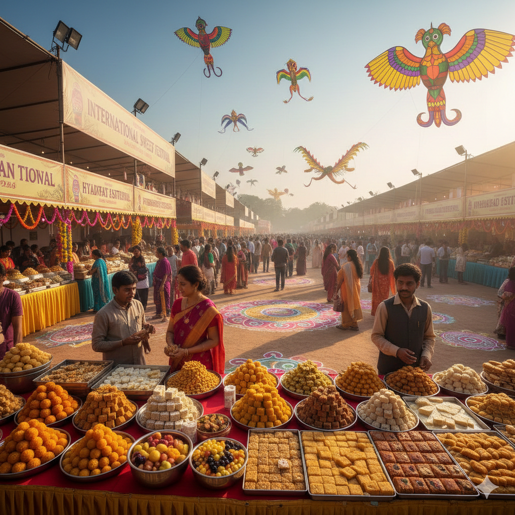 Hyderabad’s Mega Carnival: The International Kite & Sweet Festival 2026 ...